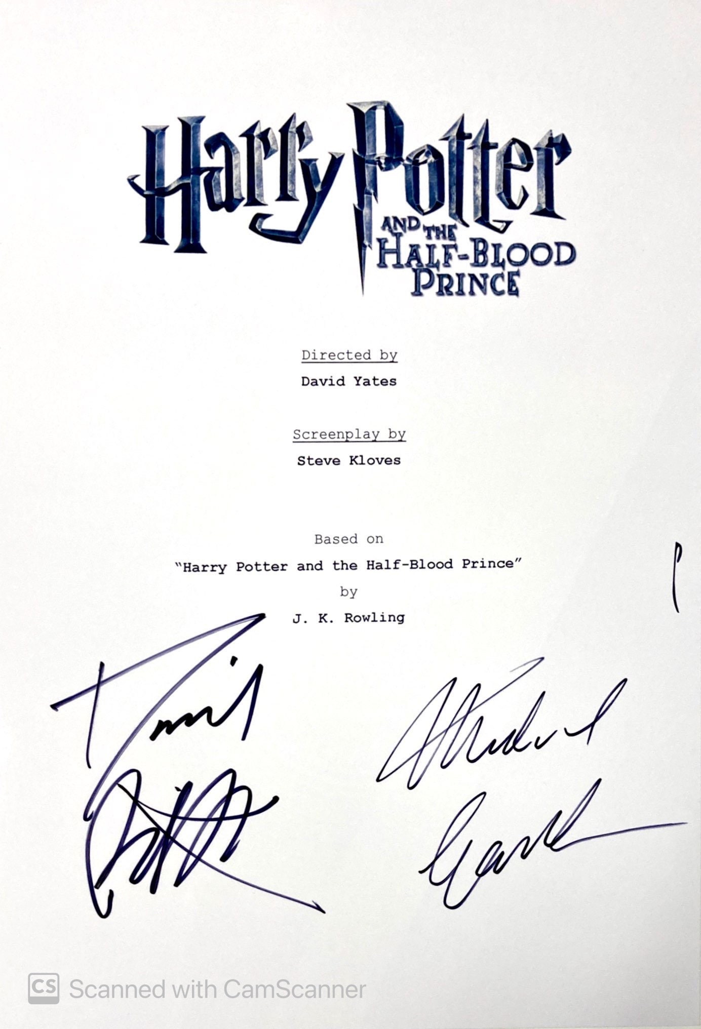 Prince Harry Signature