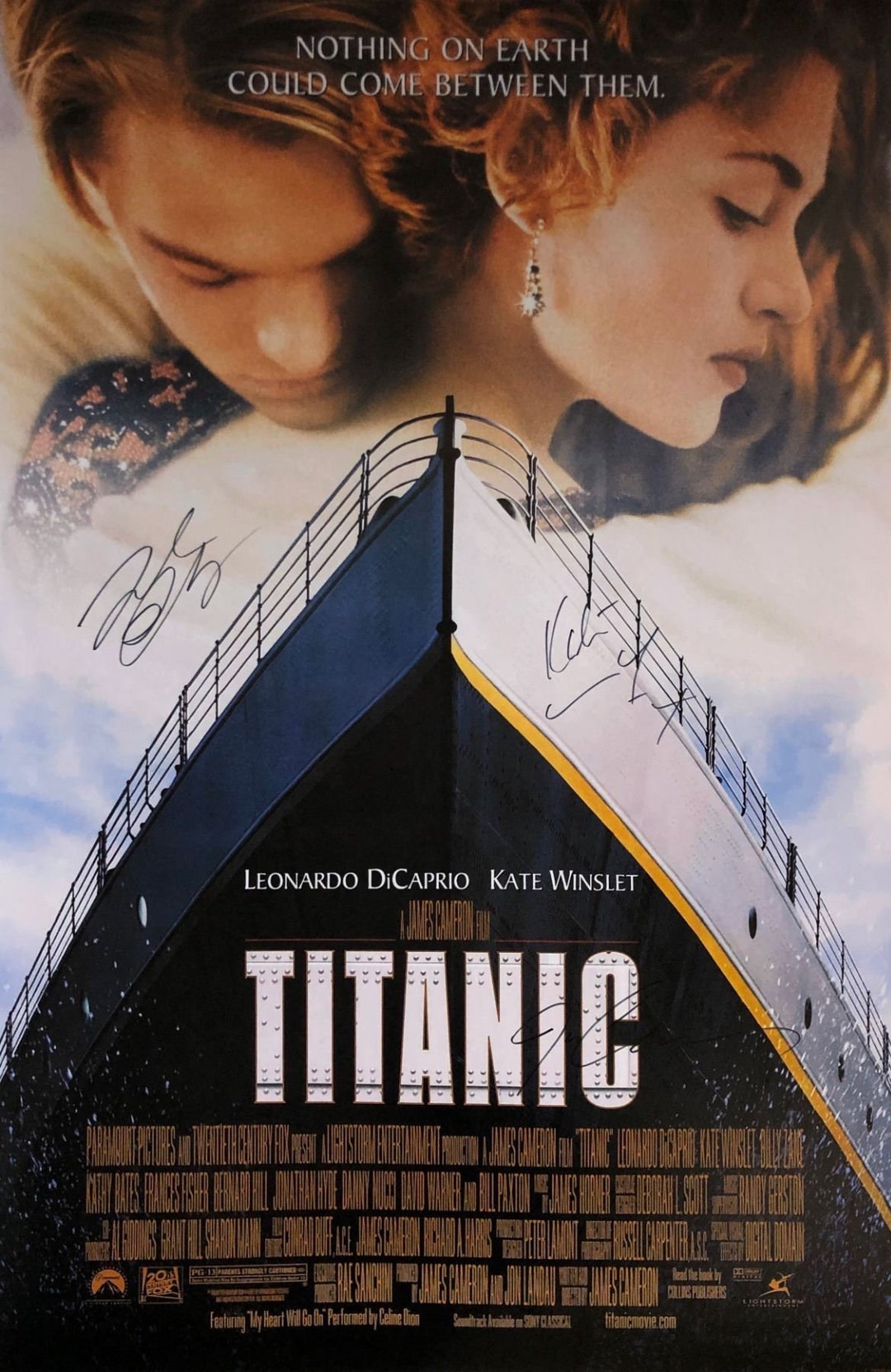 Autograph Signed Titanic Poster COA - Etsy