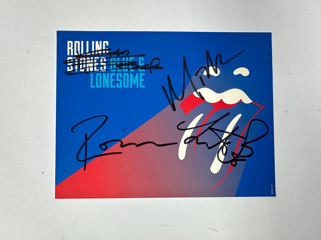 Autograph Signed Rolling Stones Photo Card 4R COA - Etsy