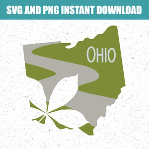 Ohio EPS, PNG, SVG Printable - Etsy