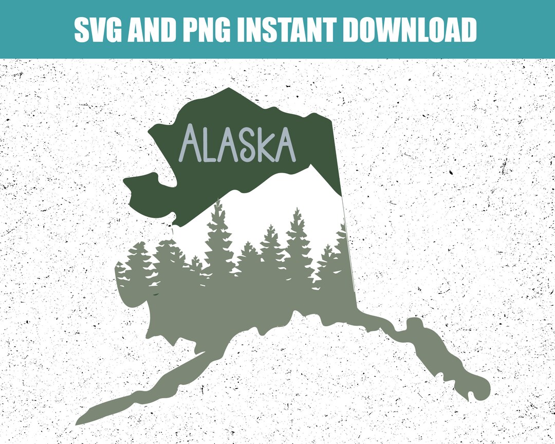 Alaska EPS, PNG, SVG Printable - Etsy