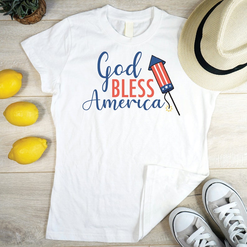 God Bless America EPS, SVG, PNG Printable - Etsy