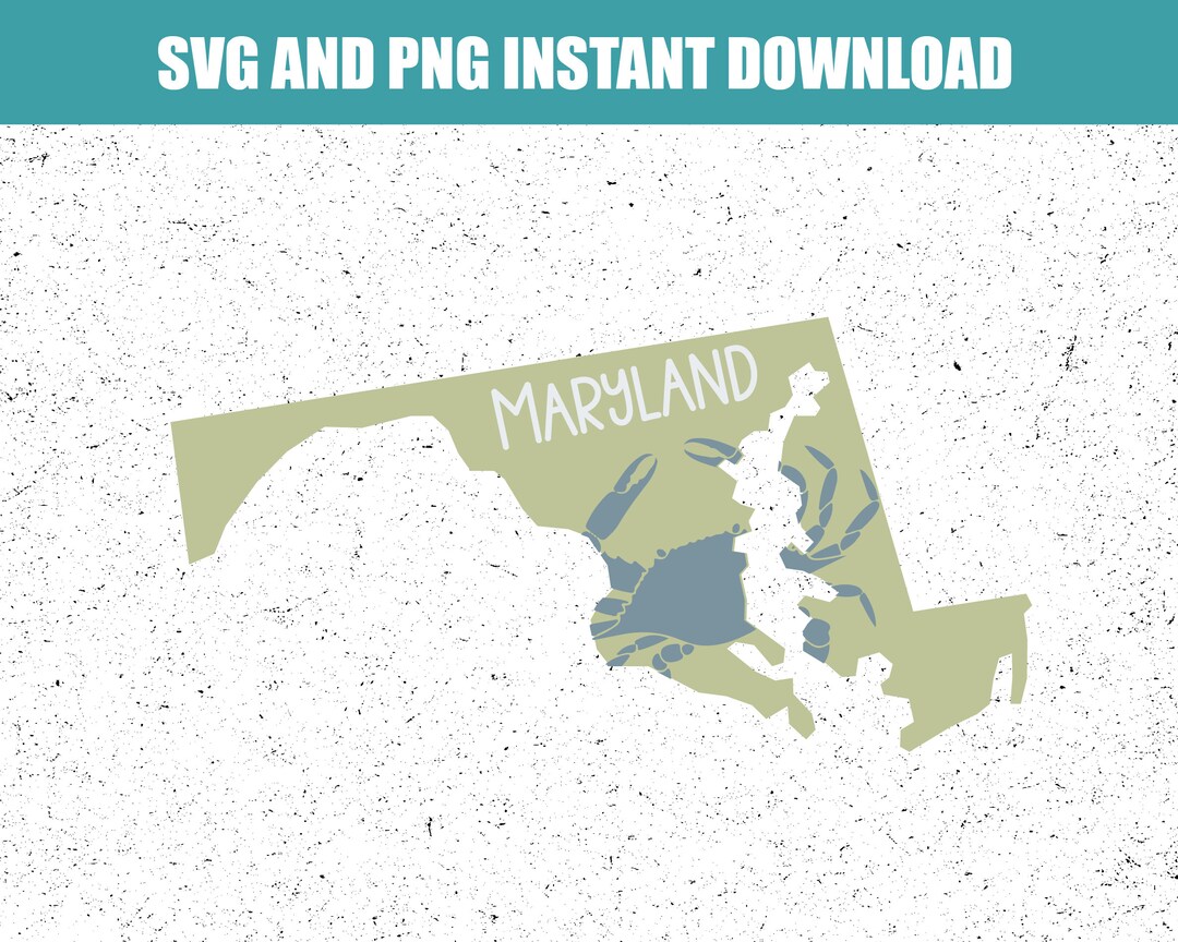 Maryland EPS, PNG, SVG Printable - Etsy