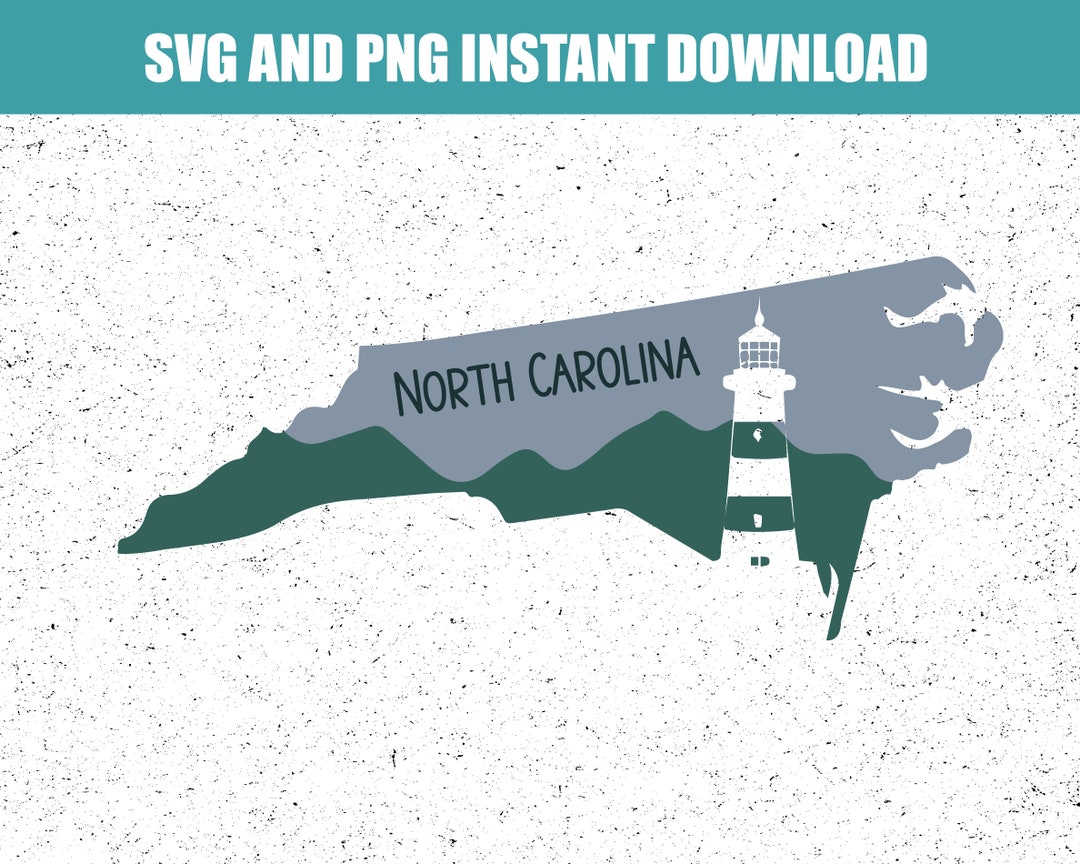 North Carolina EPS, SVG, PNG Printable - Etsy