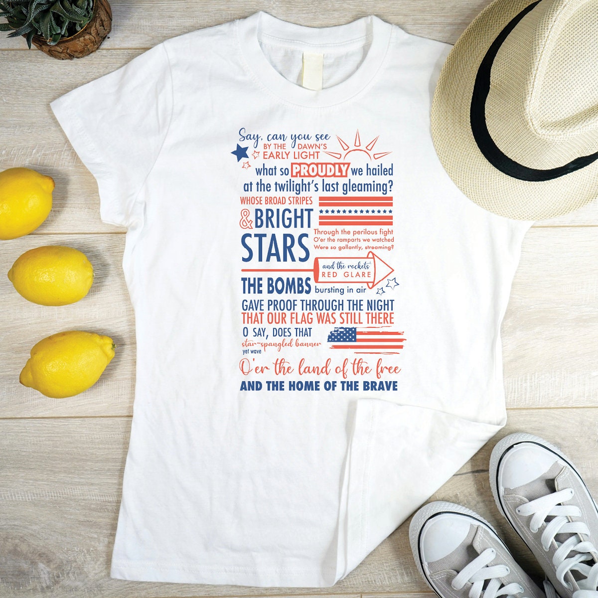 Star-spangle Banner Lyrics EPS, SVG, PNG Printable - Etsy