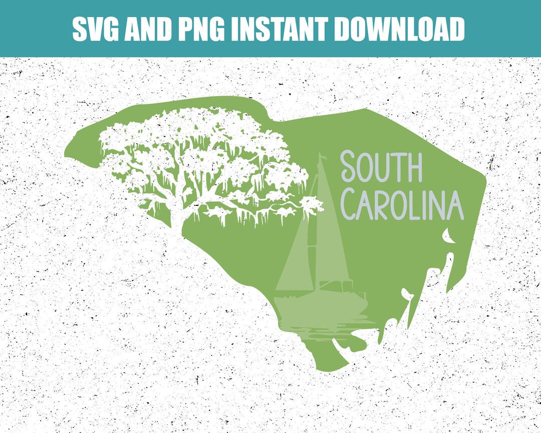 South Carolina EPS, PNG, SVG Printable/""" - Etsy