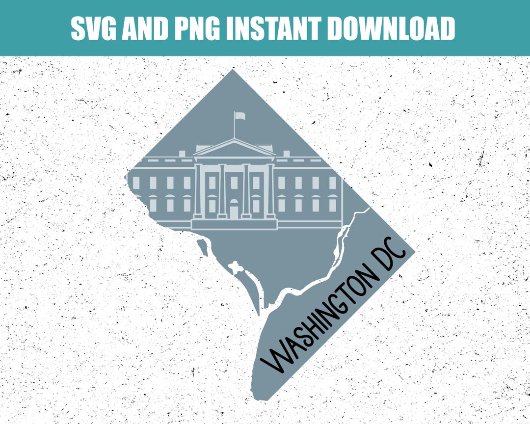 Washington DC EPS, PNG, Svg Printable - Etsy