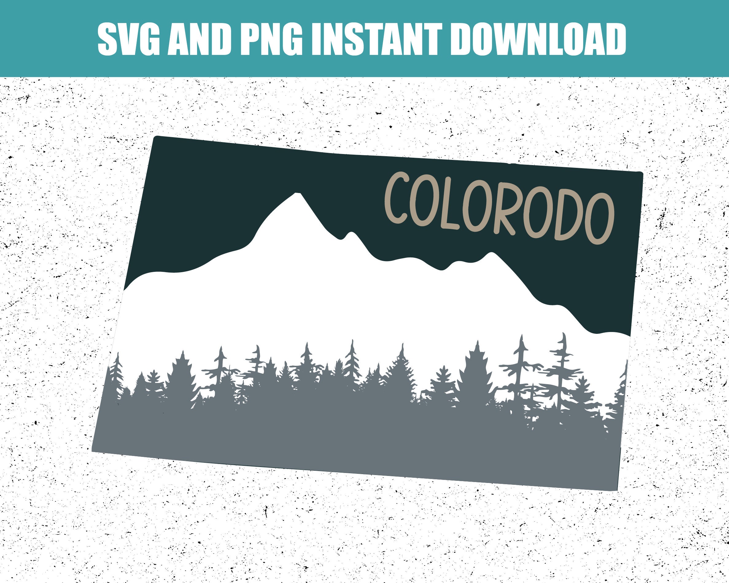 Colorado EPS, PNG, SVG Printable - Etsy
