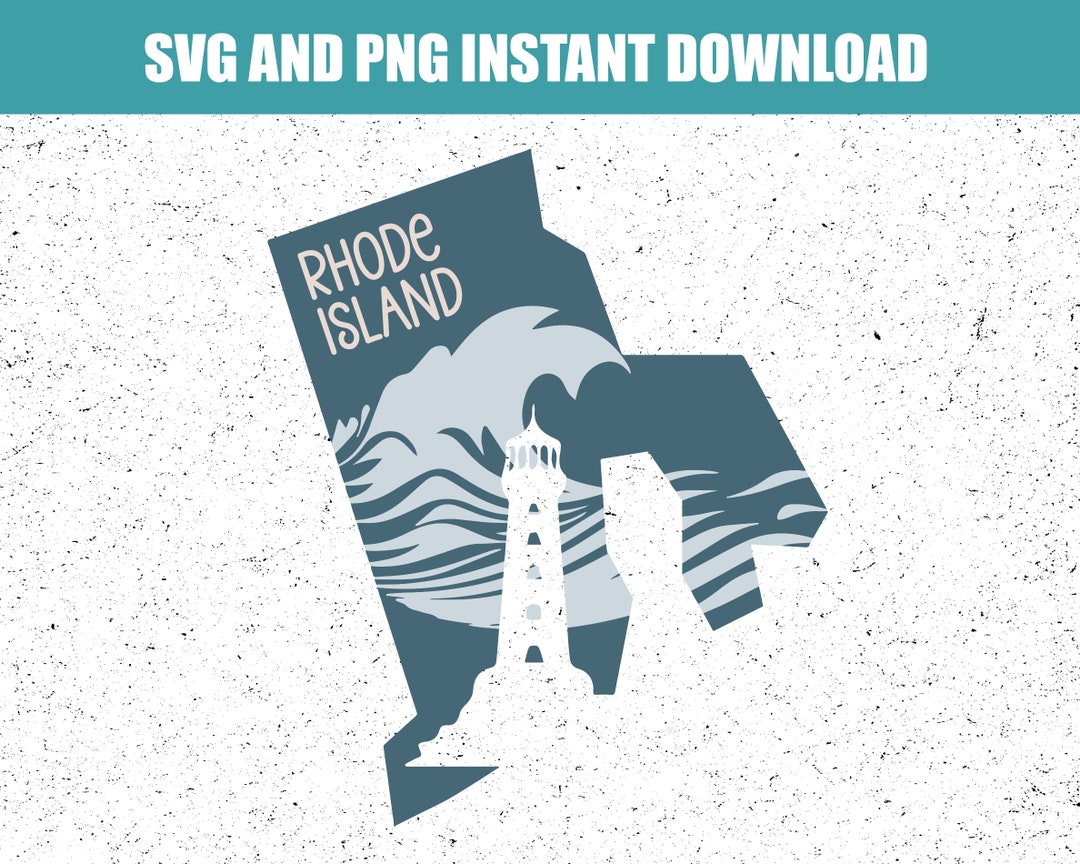 Rhode Island EPS, PNG, SVG Printable - Etsy