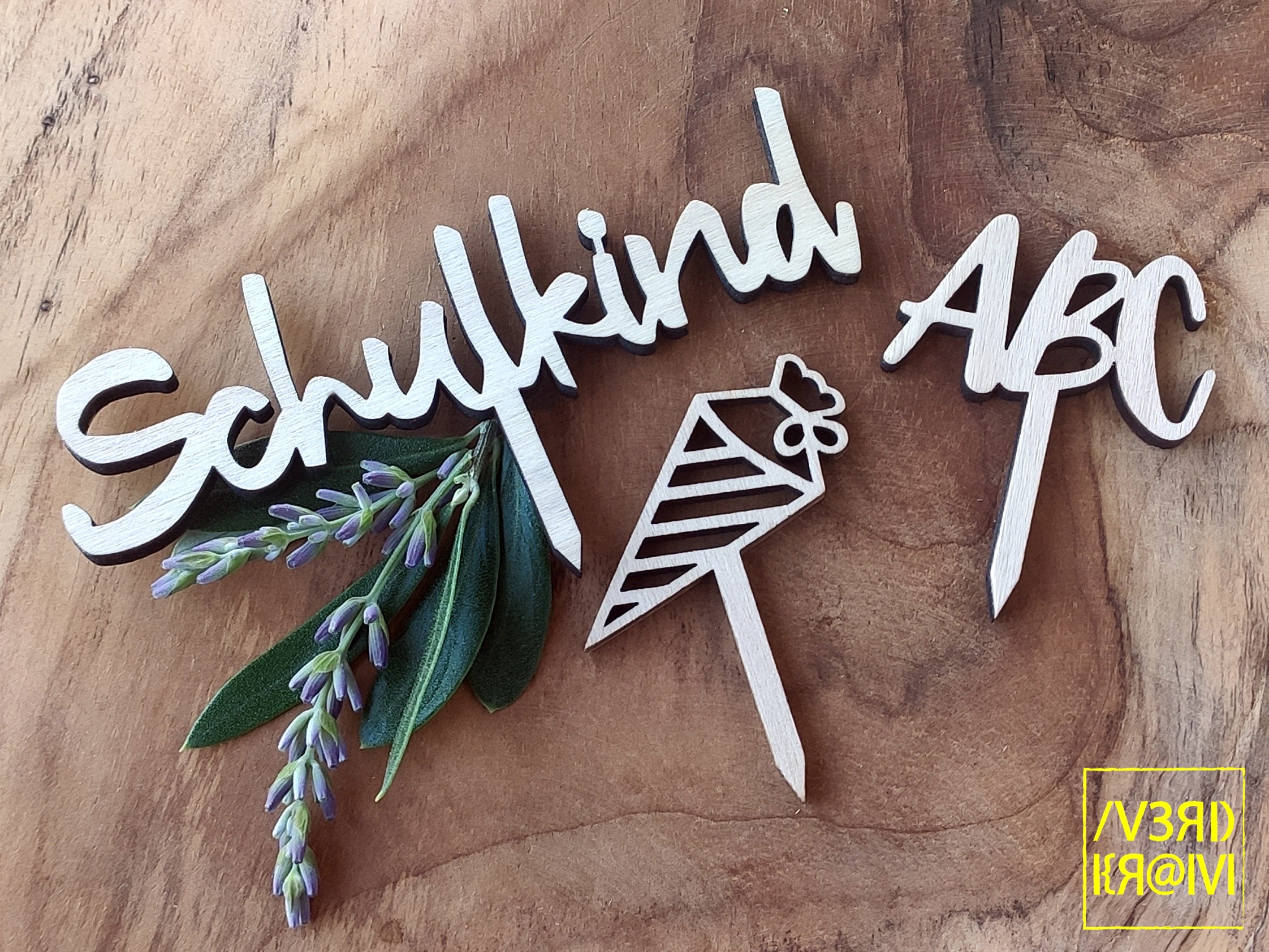 Cake Topper Set for Training Made of Wood Cake Plug Cake Attachment ...