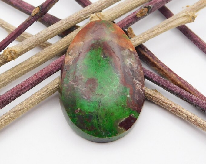 Parrot Wing Chrysocolla Hand Cut Stone Cabochon - Etsy