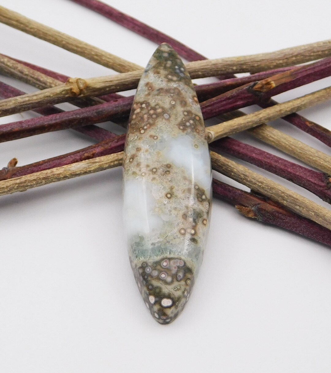 Ocean Jasper Freeform Hand Cut Stone Cabochon - Etsy