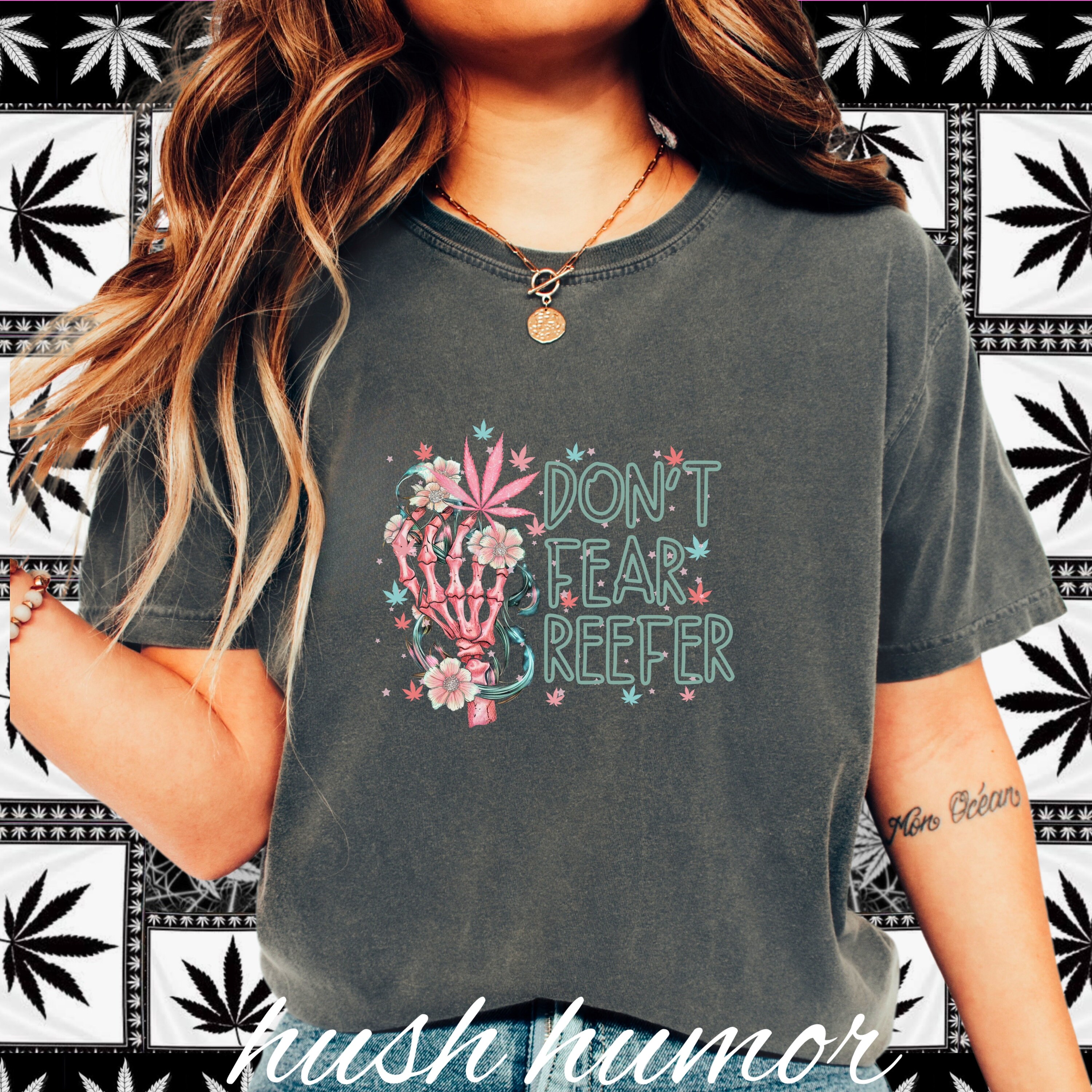 Don't Fear Reefer Stoner T Sthirt Weed Gift Stoner Girl Weed Gift for ...
