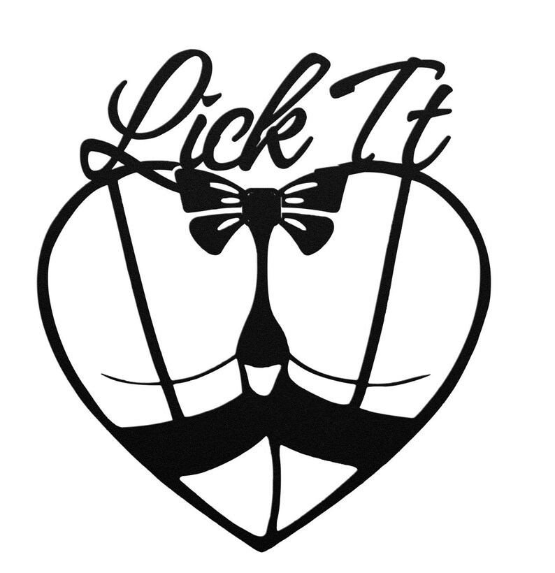 Sexy Bedroom Art Above The Bed Sex Art Heart Shaped Lick It Etsy