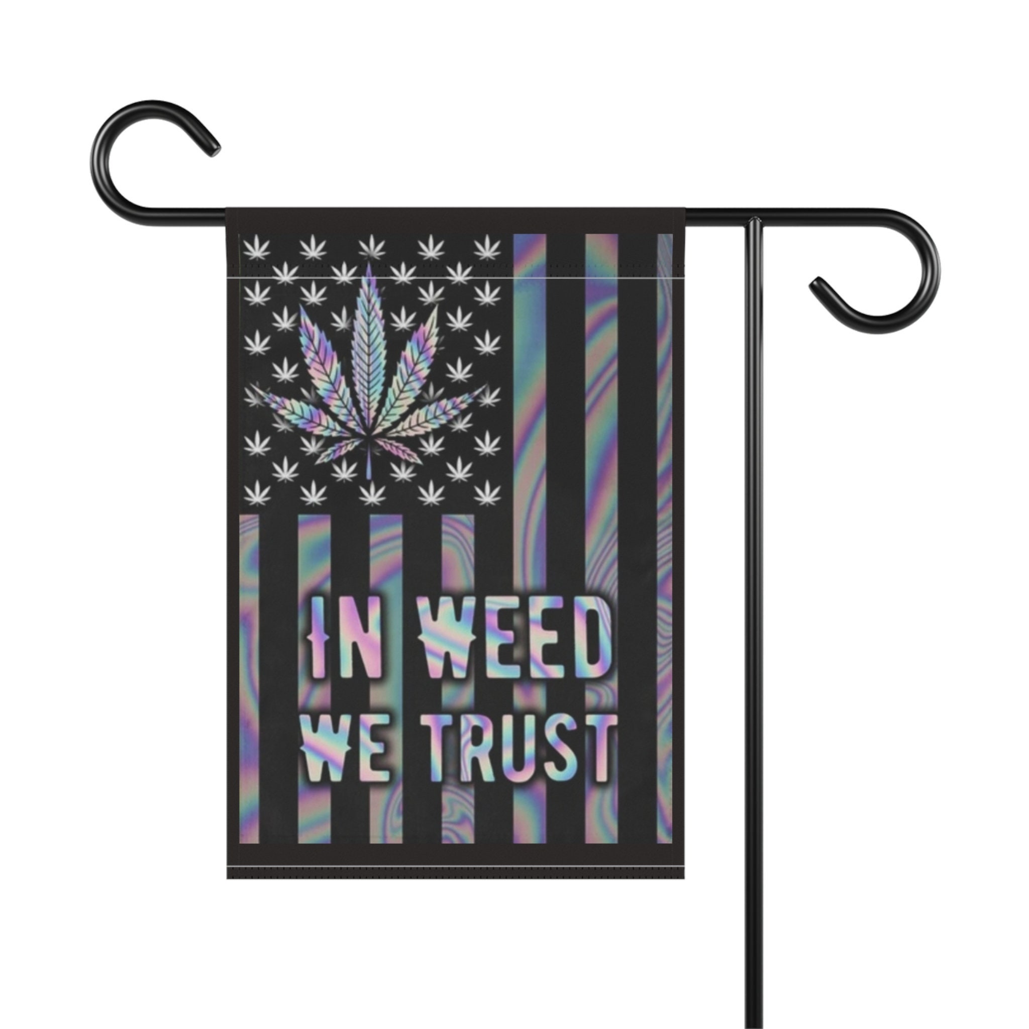 Weed Garden & House Banner in Weed We Trust Garden Flag, Smoke Room ...