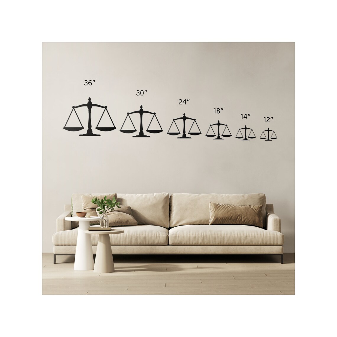 Metal Wall Justice Scales Metal Wall Art Justice Wall Decor Lawyer ...