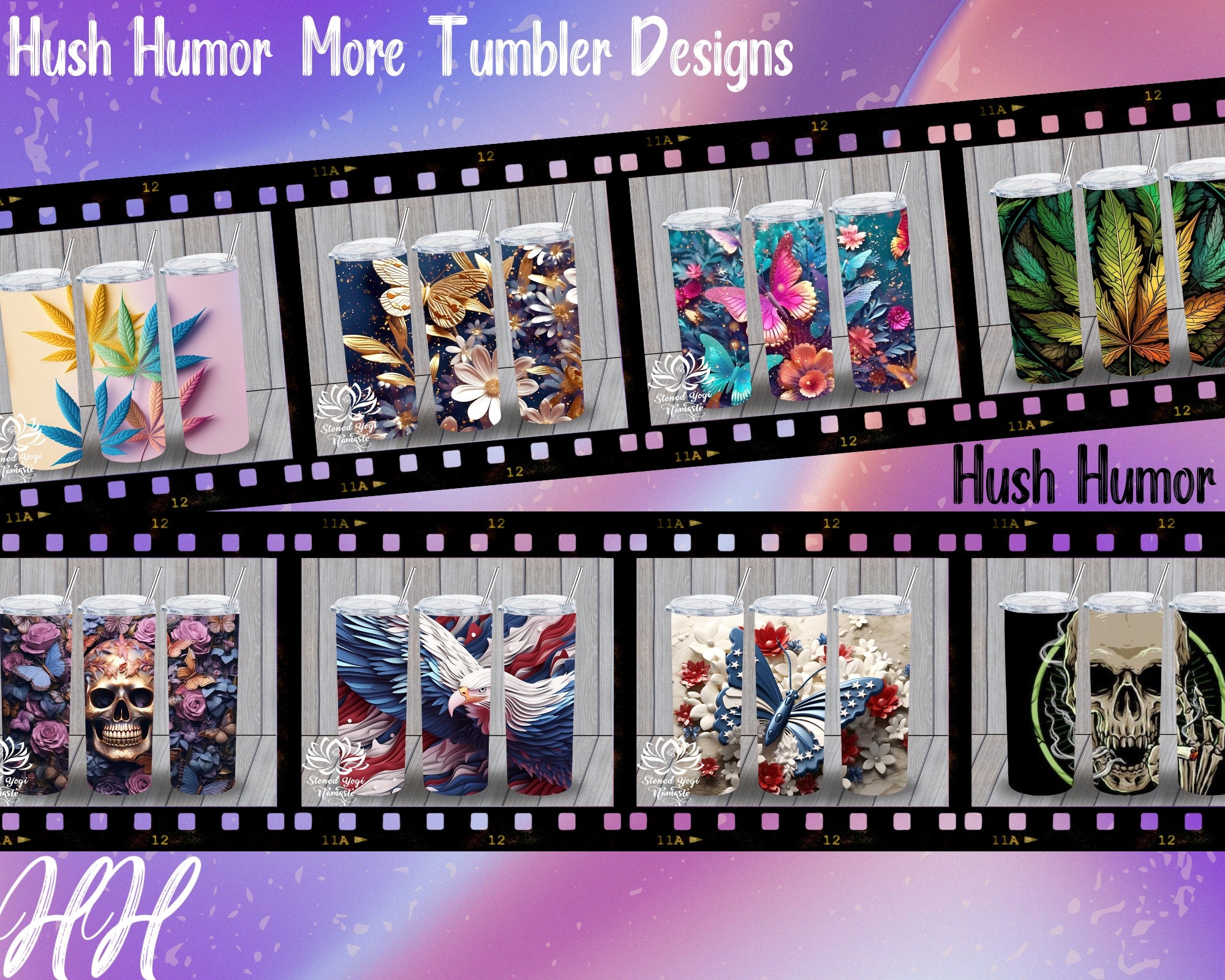 Cannabis Tumbler Wrap 3D Marijuana Tumbler Wrap for 20oz - Etsy