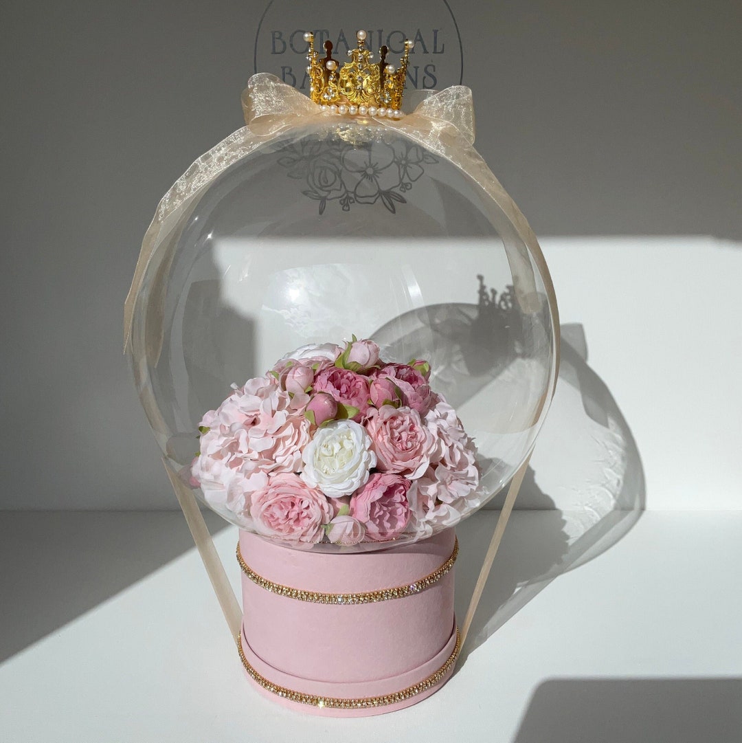 Personalised Deluxe Velvet Sparkles Forever Floral Balloon Bouquet - Etsy