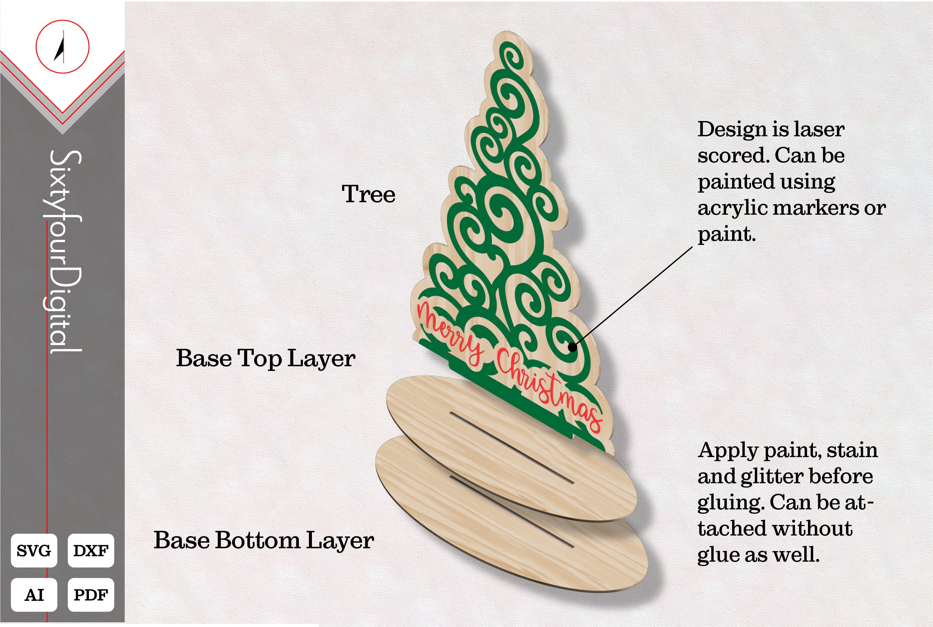 Trees and Scrap Busters Bundle Laser Cut Files X Tool - Etsy