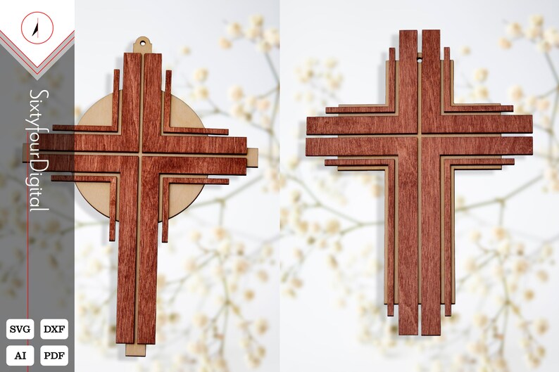 Christian Crosses 10 Designs Laser Cut Files Glowforge - Etsy