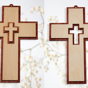 Christian Crosses - 10 Designs - Laser Cut Files - Glowforge - Cricut ...