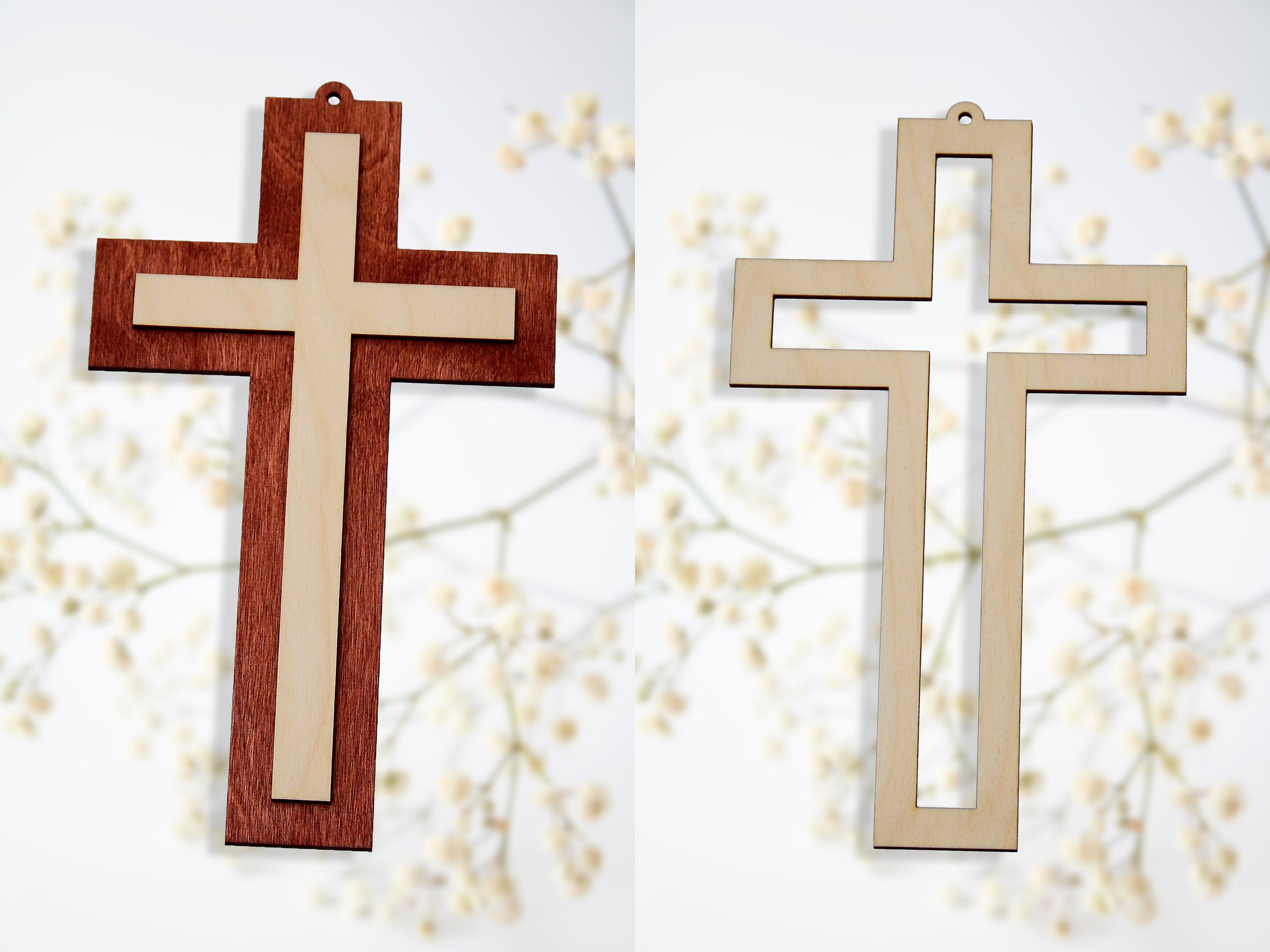 Christian Crosses 10 Designs Laser Cut Files Glowforge - Etsy