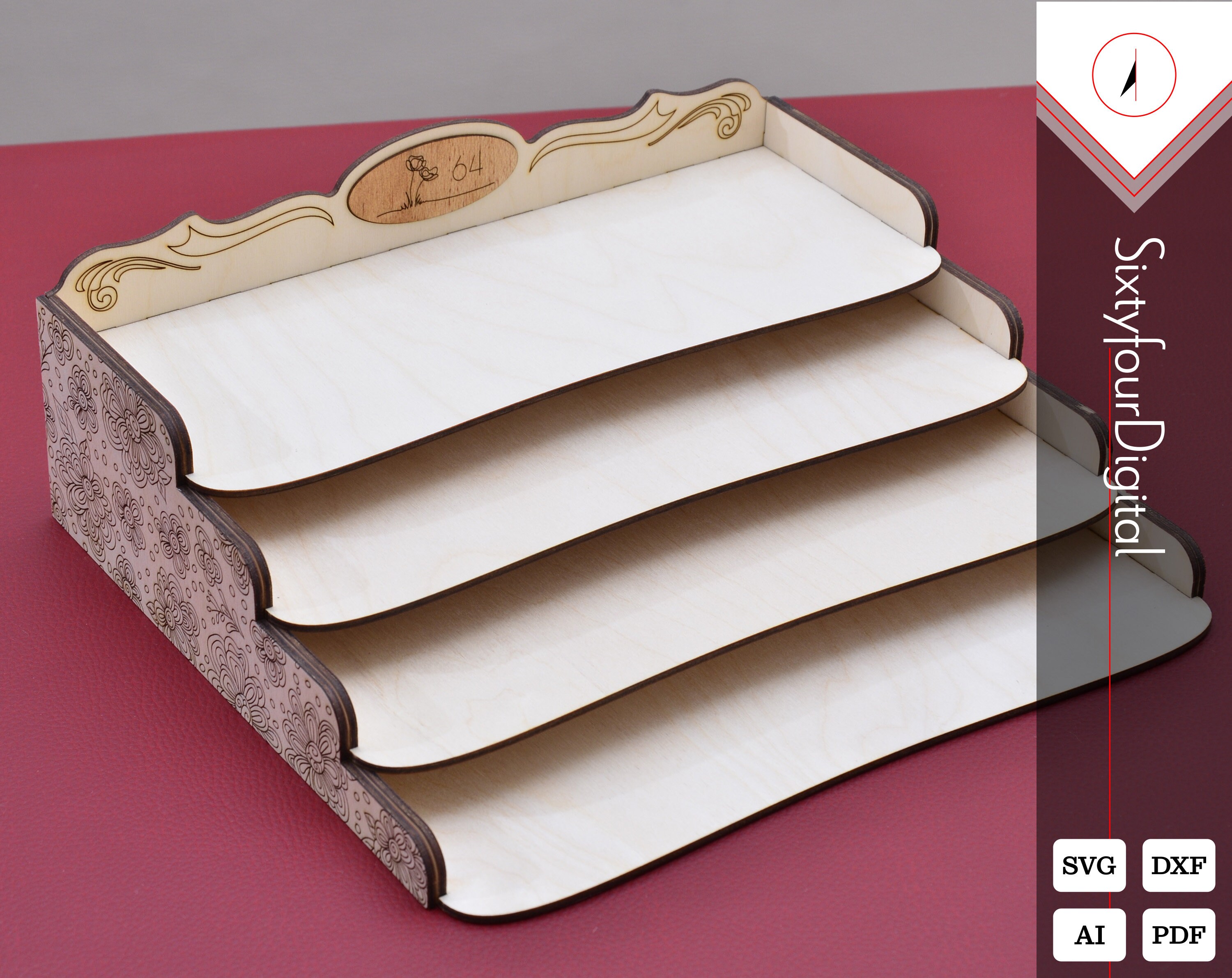 Markers Desk Organiser - Laser Cutting Files - Instant Download ...