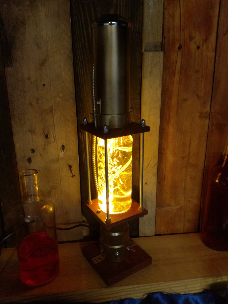 Mad Scientist's Lamp, Steampunk Lamp With Bubbling Effect - Etsy