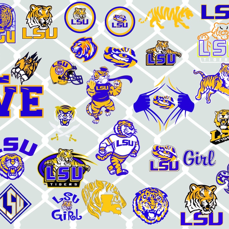 Lsu svg - Etsy