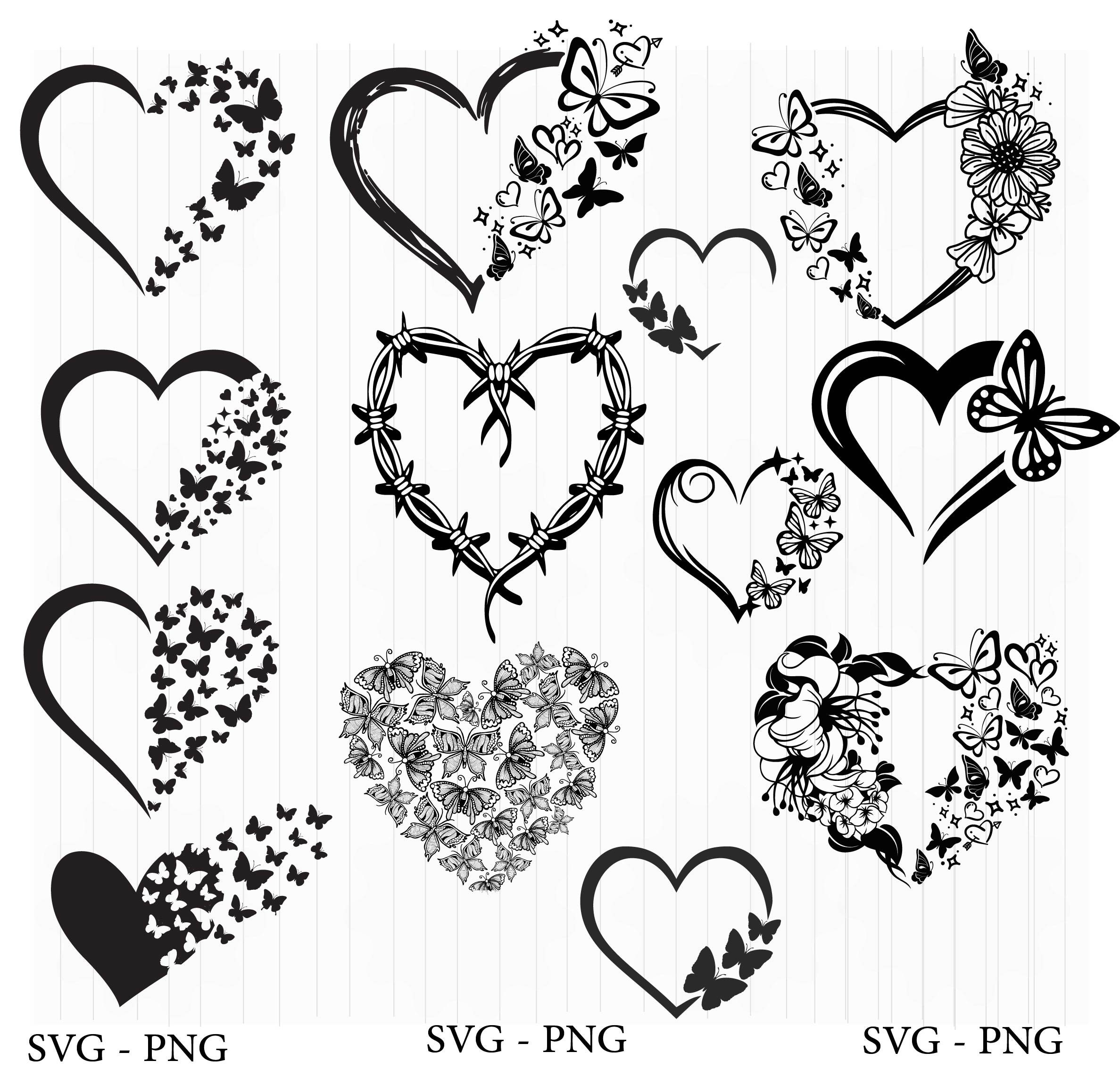 Half Heart Shape SVG, Name Frame Svg, Valentine Heart Svg, Open Heart ...