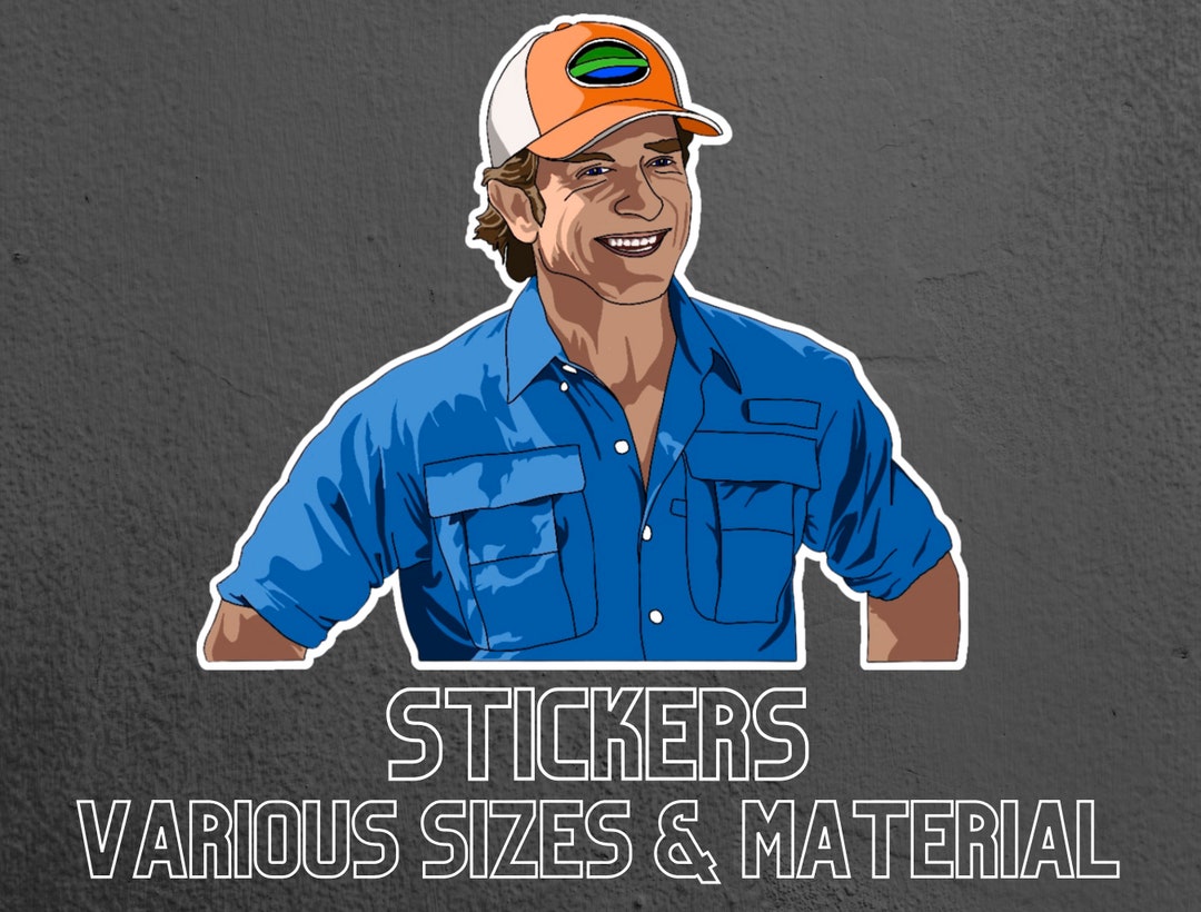 Jeff Probst, Host of Survivor Reality TV Show Stickers - Available in ...