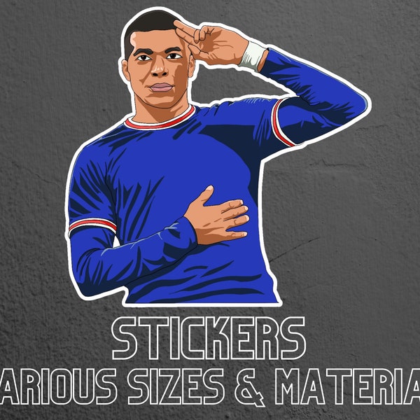 Mbappe Stickers - Etsy