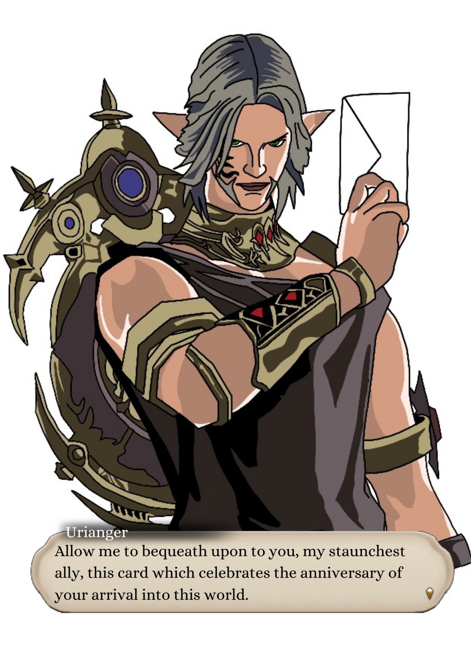 Final Fantasy XIV 14 Urianger Scion of the Seventh Dawn Funny - Etsy