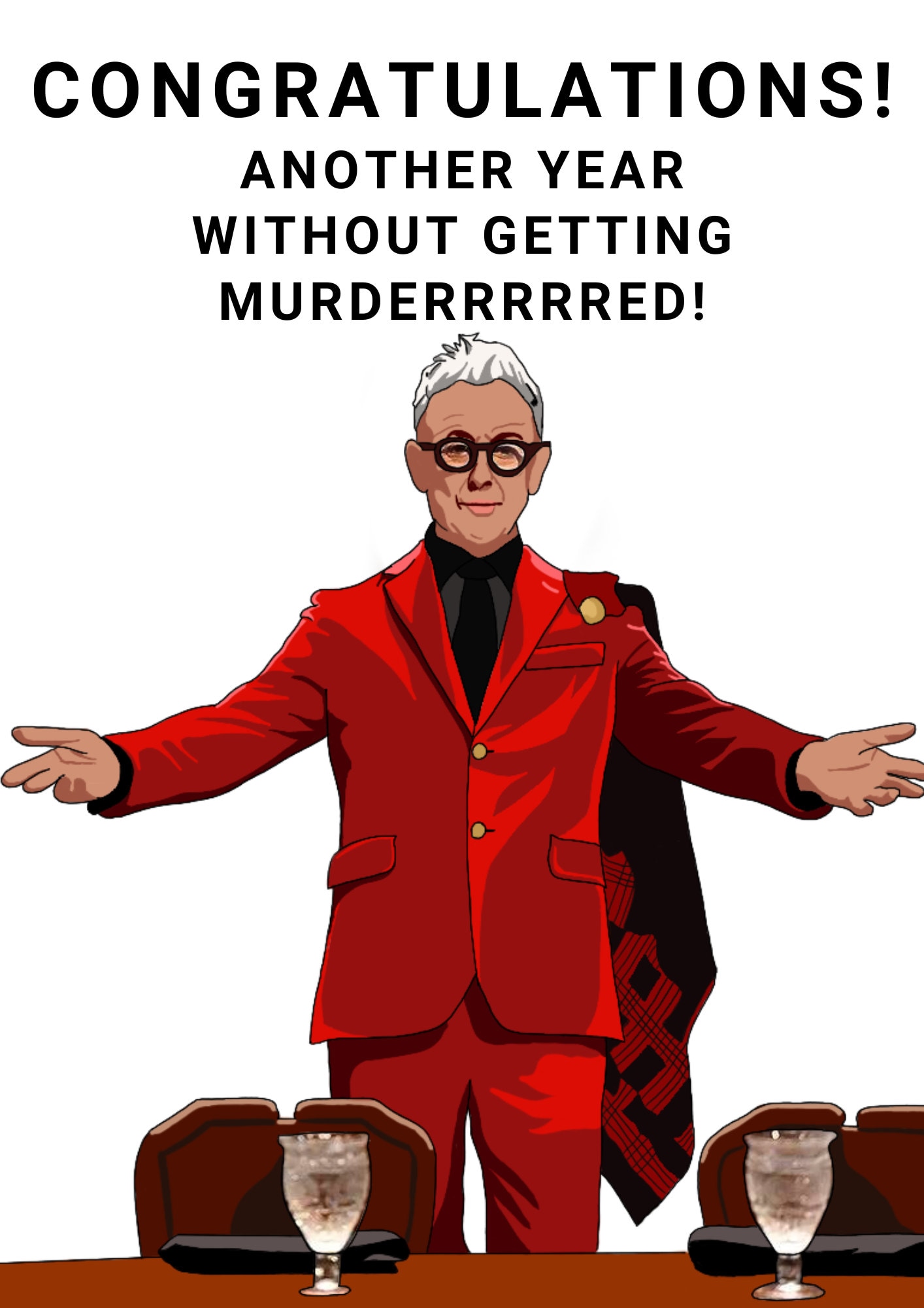 The Traitors Alan Cumming A5 Birthday Card, Perfect for Gifts ...