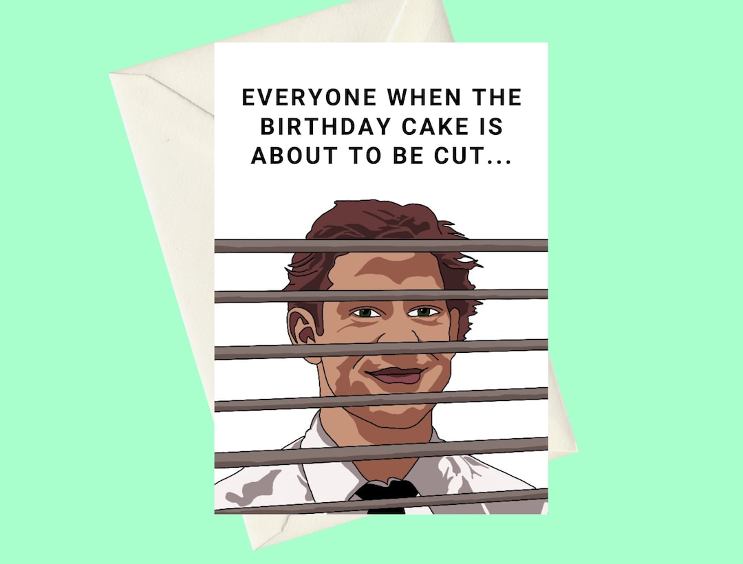 Jim From the Office Meme Hiding Behind the Blinds, Waiting for the Game ...