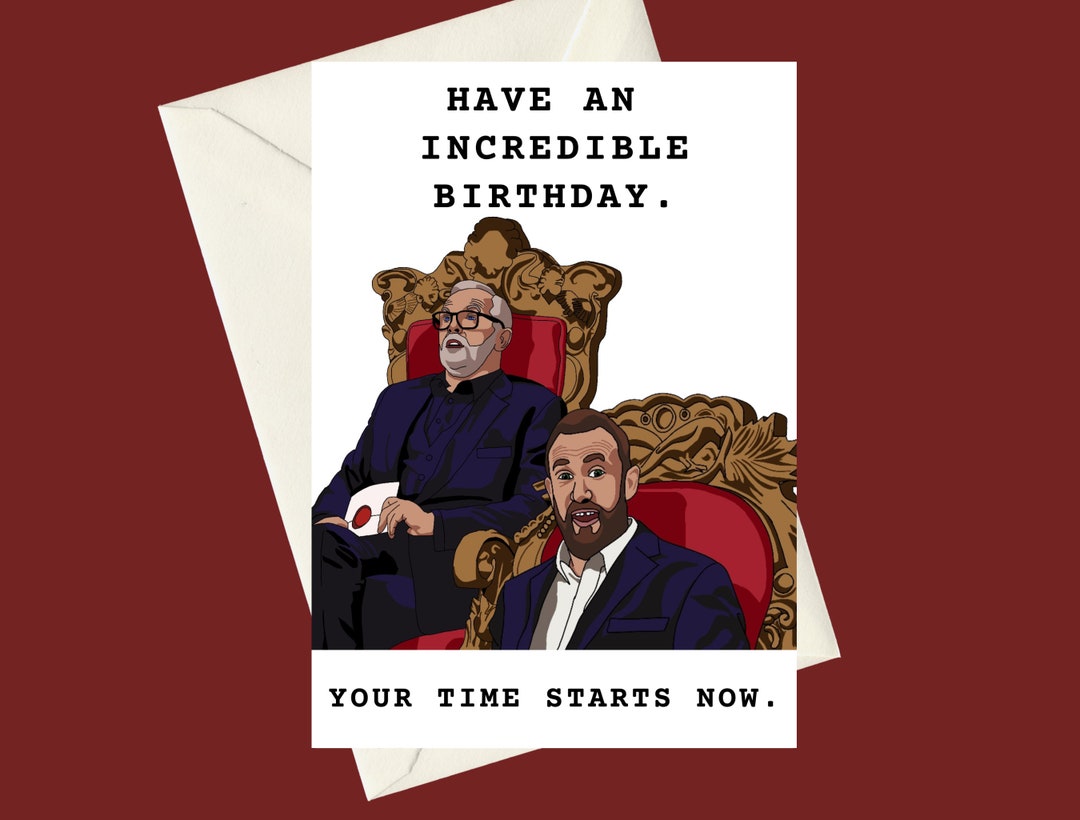 Taskmaster Greg Davies Little Alex Horne Birthday A5 Card, Perfect for ...