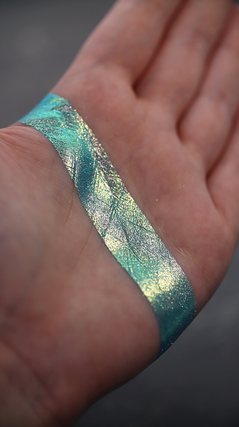 TWINKLE TEAL - Multichrome Glittery Loose/pressed Eyeshadow, Shinny ...