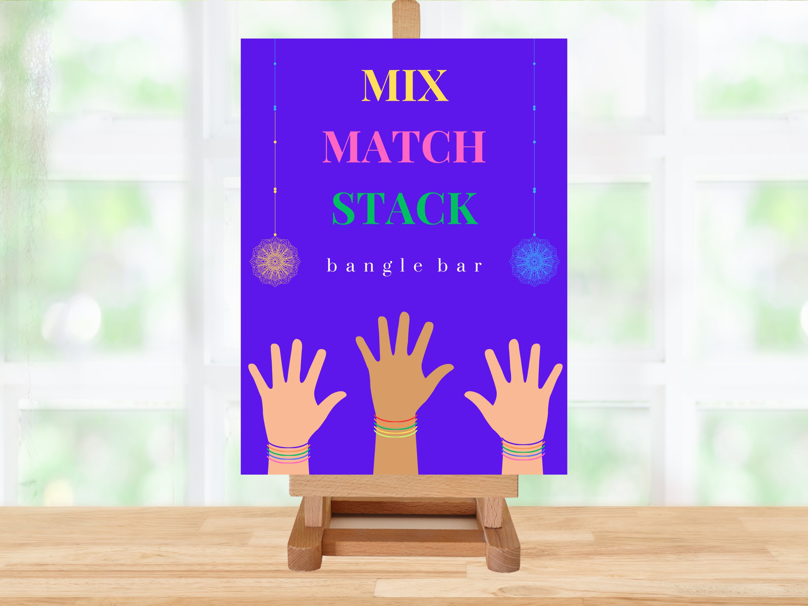 Bangle Bar Sign, Bangle Bazaar Sign, Bindi and Bangle Bar Sangeet Sign ...