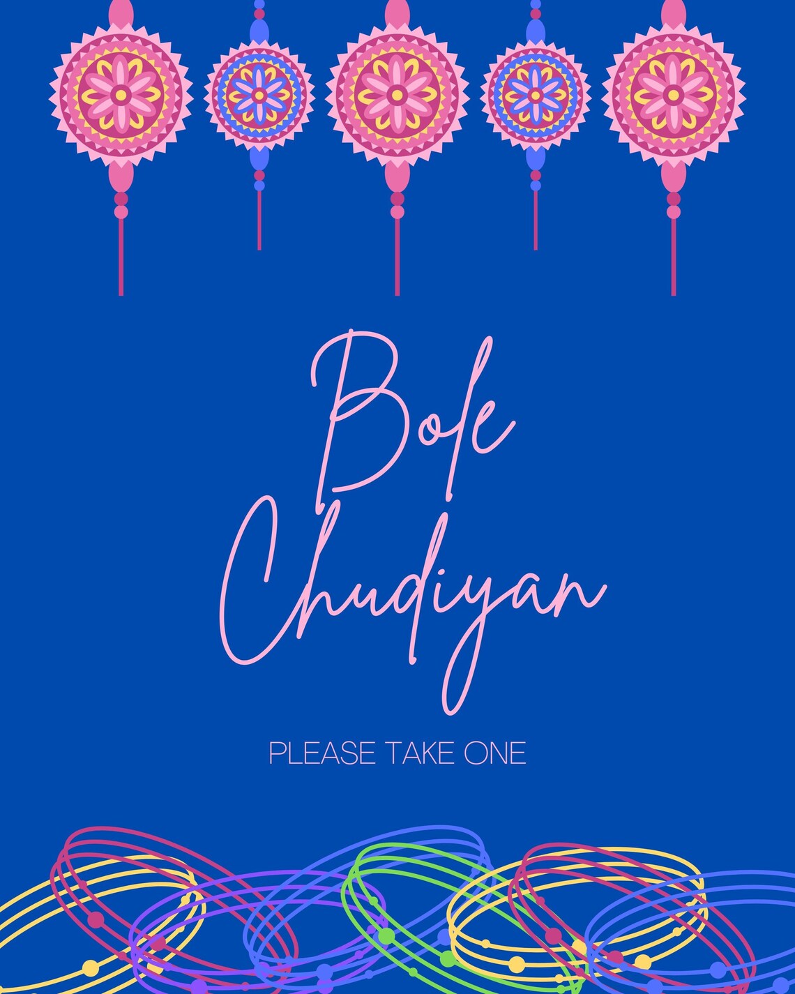 Bangle Cart Sign Indian Wedding Sign Bole Chudiyan - Etsy