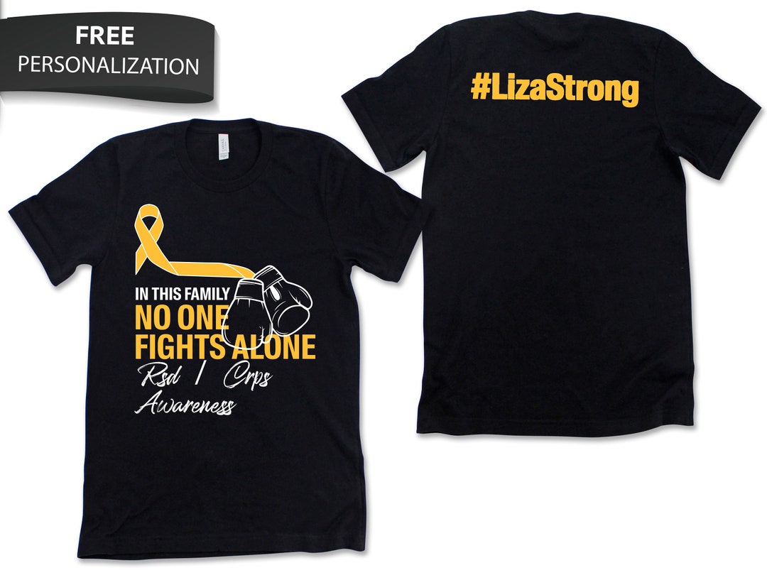 Custom Rsd Crps Awareness Shirt / Tank Top / Hoodie / Sweatshirt ...