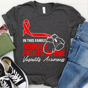 Custom Vasculitis Awareness Shirt / Tank Top / Hoodie / Sweatshirt ...