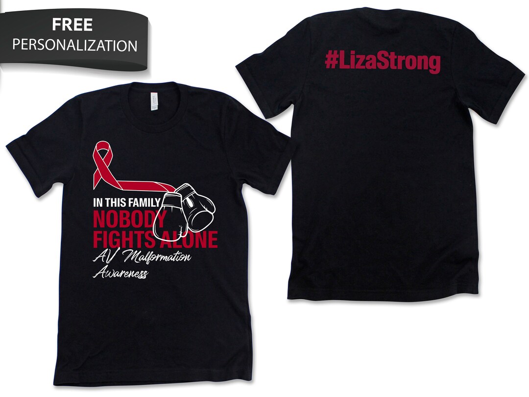 Custom Arteriovenous Malformation Awareness Shirt / Tank / Hoodie ...