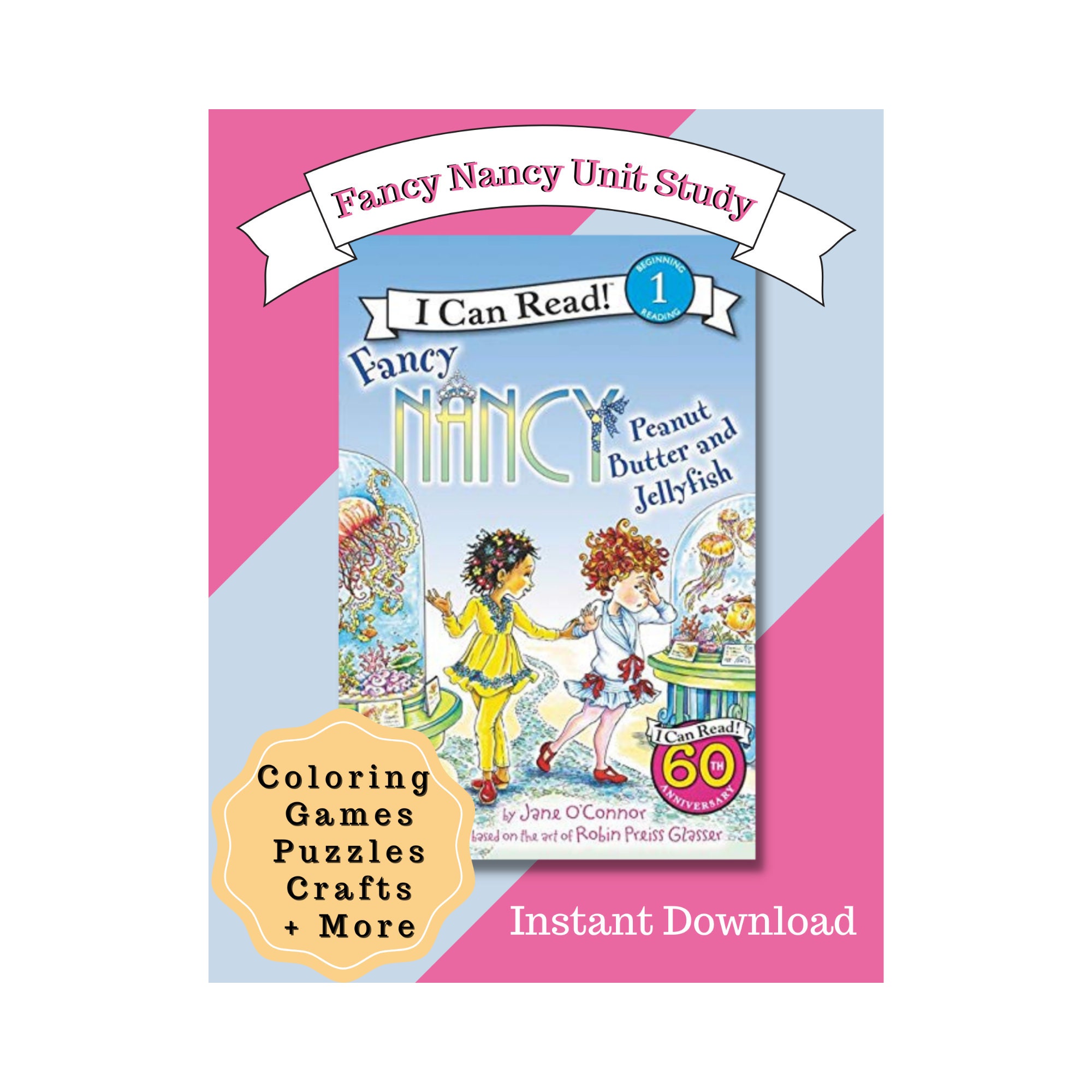 Unofficial, Fancy Nancy Unit Study, Homeschool Lesson, Matching Card ...