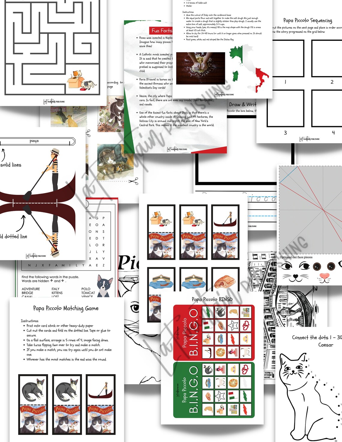 Papa Piccolo Unit Study, Book Based Activity, Book Based Game ...