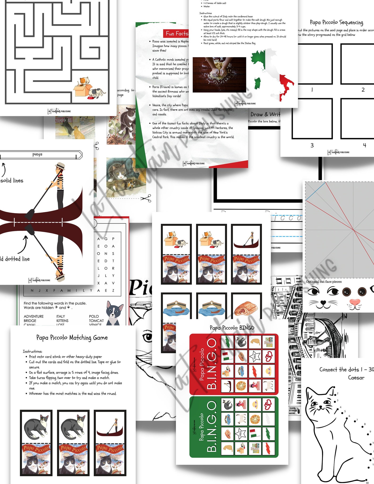 Papa Piccolo Unit Study, Book Based Activity, Book Based Game ...