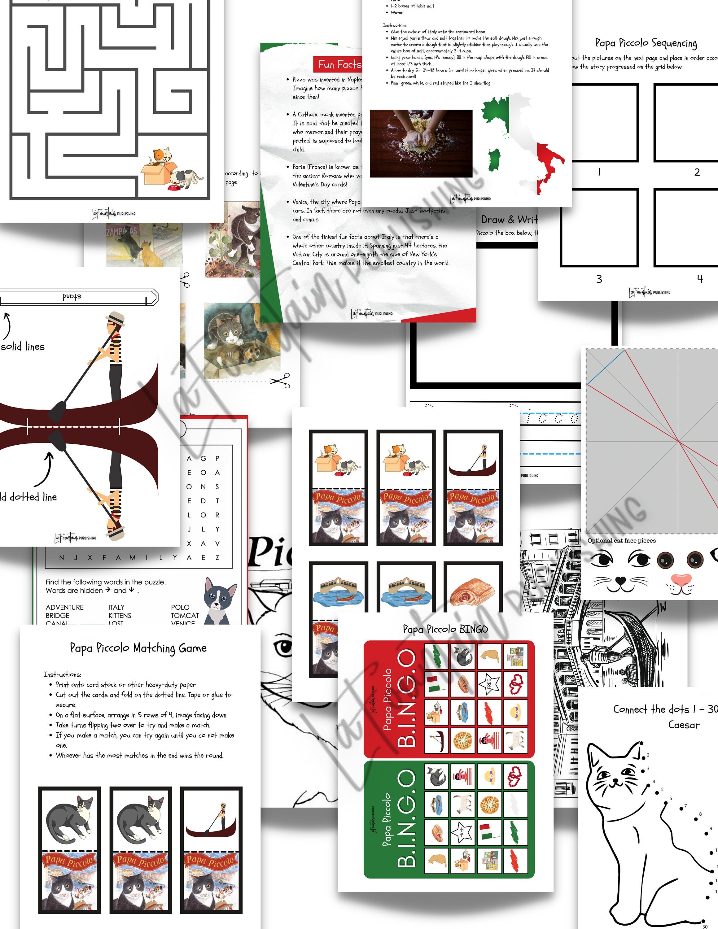 Papa Piccolo Unit Study, Book Based Activity, Book Based Game ...
