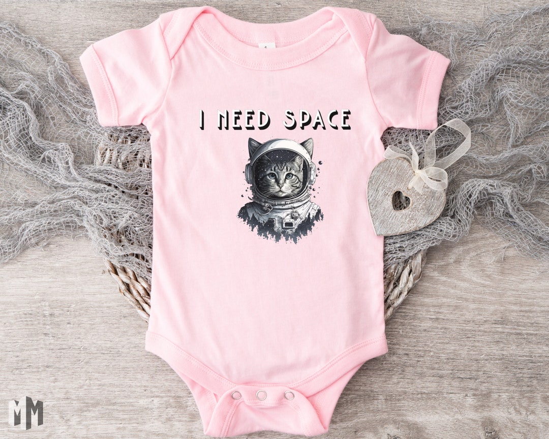Cat Astronaut Baby Onesie®, Funny Space Outfit - Etsy