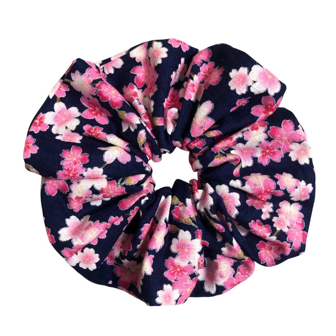 Cherry Blossom Scrunchie Cherry Blossom Oversized Scrunchie Kimono ...