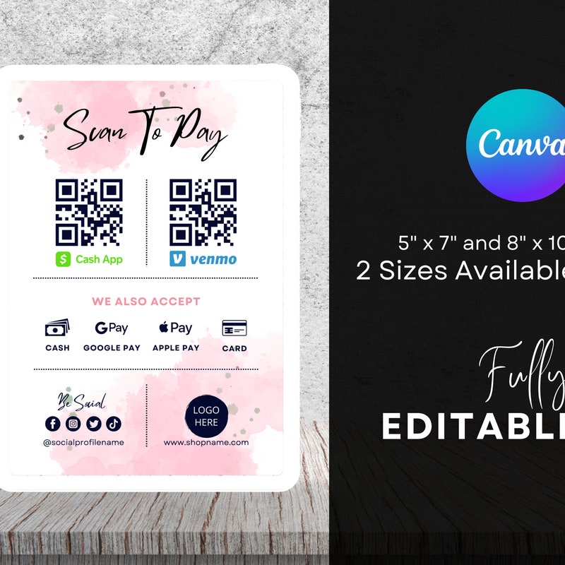 Vendor Payment Sign - Etsy