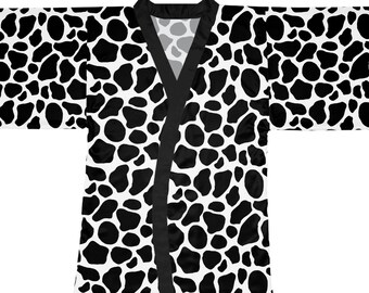 Cow Print Bath Robe - Etsy
